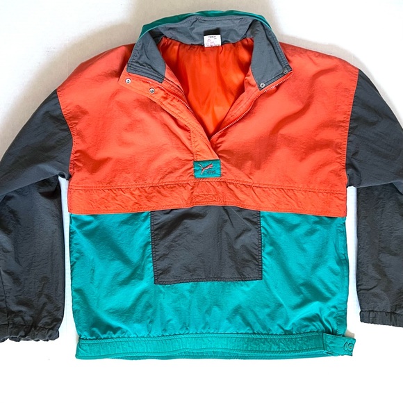 Puma | Jackets & Coats | Vintage Puma Colorblock Pullover Windbreaker ...